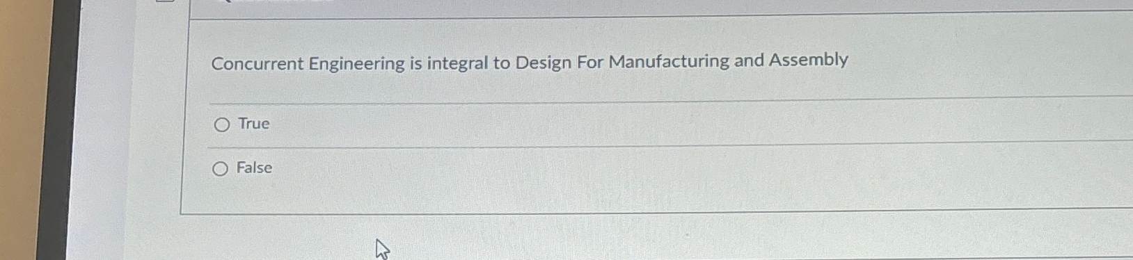 Solved Concurrent Engineering is integral to Design For | Chegg.com