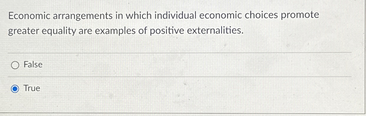Solved Economic arrangements in which individual economic | Chegg.com