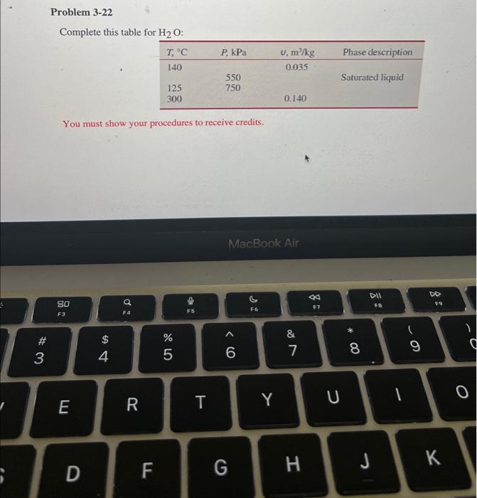 Solved Complete this table for H2O : You must show your | Chegg.com