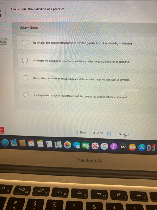 Solved The broader the definition of a product, Multiple | Chegg.com