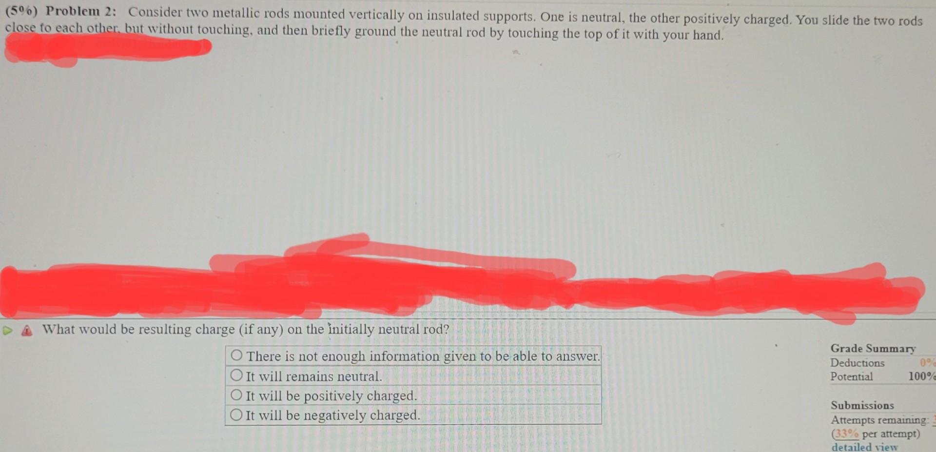 Solved (5\%) Problem 2: Consider two metallic rods mounted | Chegg.com