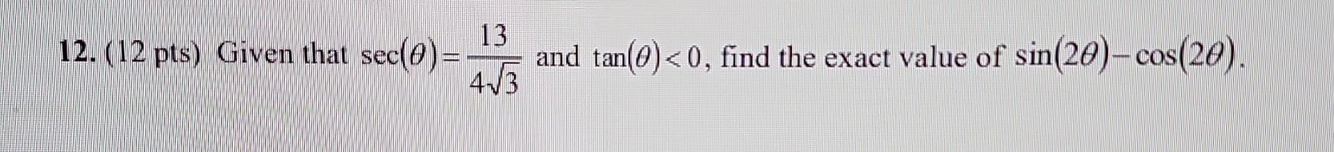 Solved Please show how you got your answer step by step. No | Chegg.com