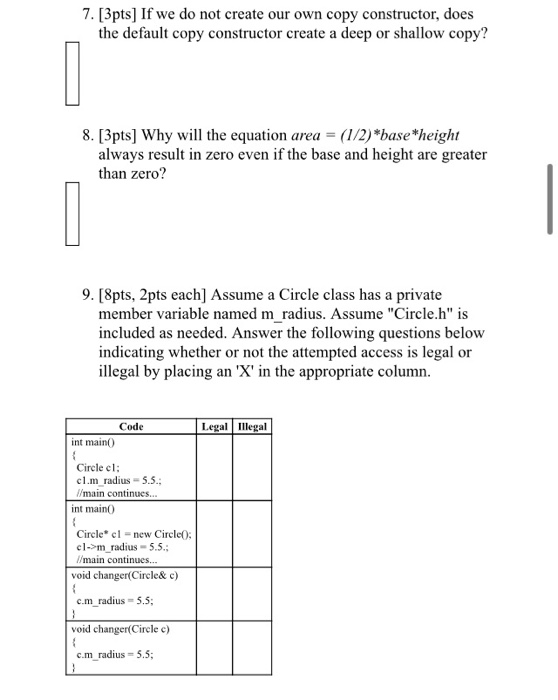 Solved 1. [3pts) When is a stack allocated variable that was | Chegg.com