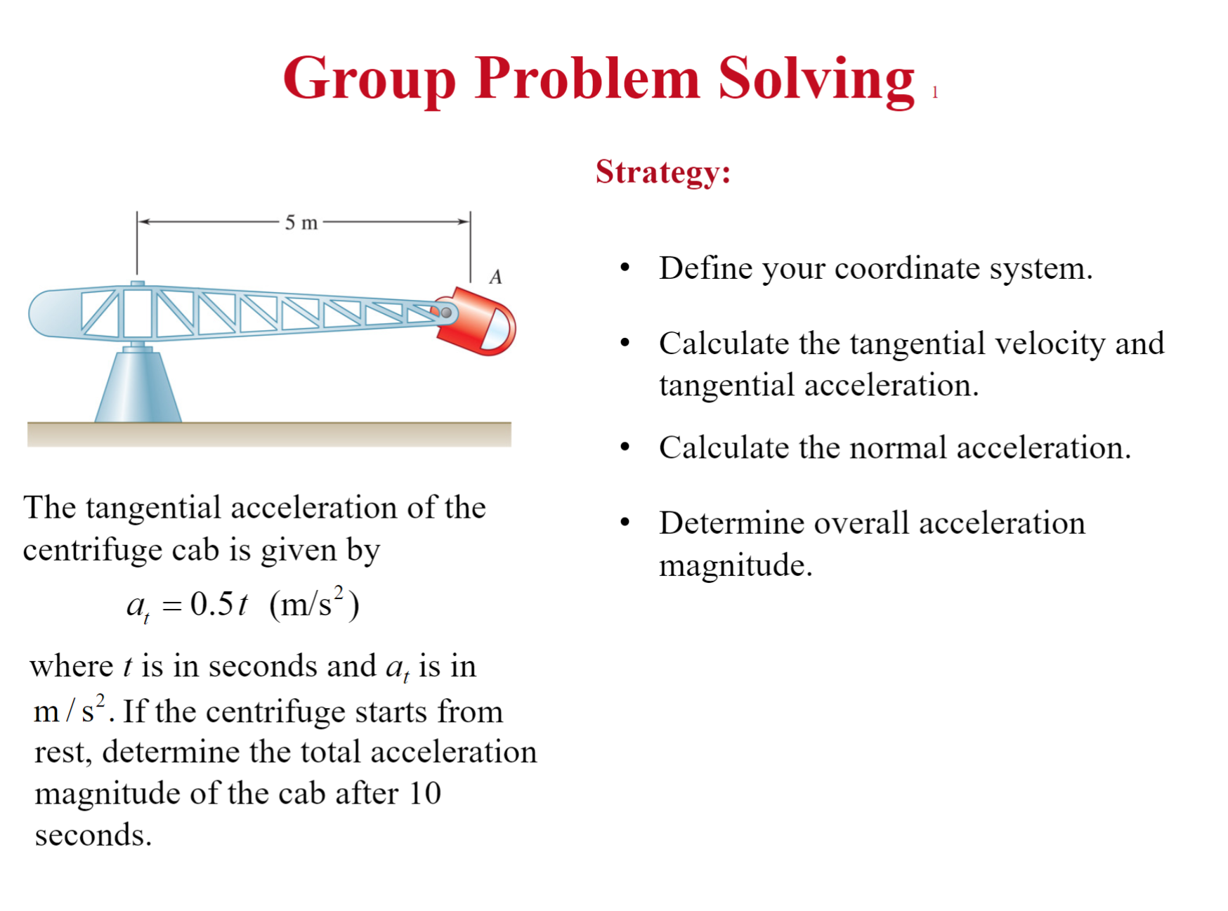 Solved Group Problem SolvingStrategy:Define your coordinate | Chegg.com