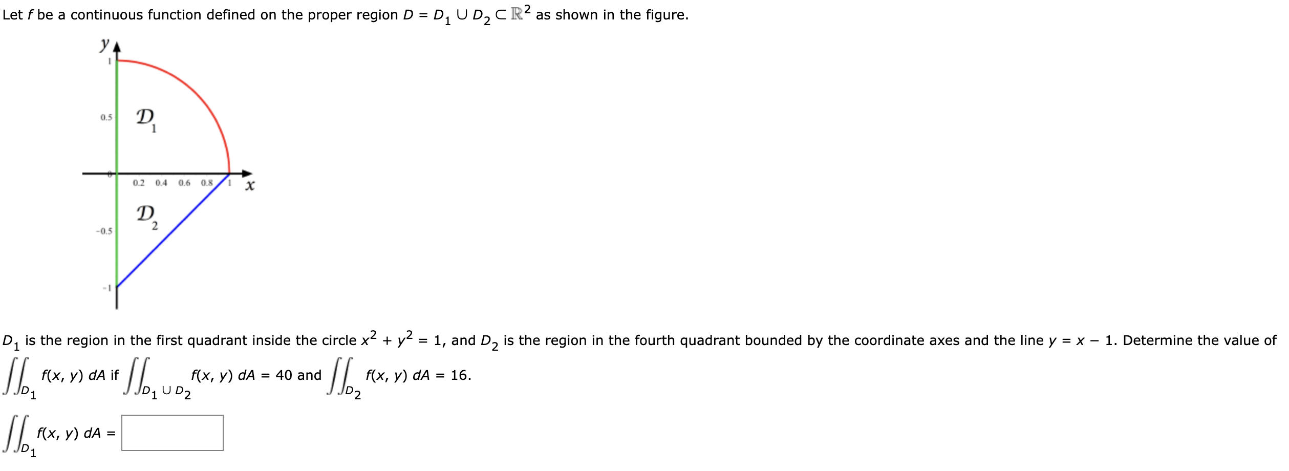 Solved Let f ﻿be a continuous function defined on the proper | Chegg.com