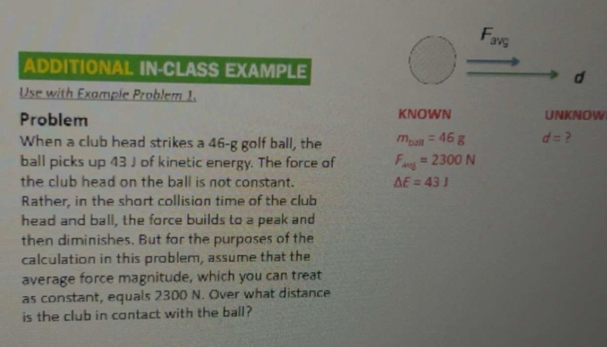 Solved ADDITIONAL. IN-CLASS EXAMPLEUse with Example Problem. | Chegg.com