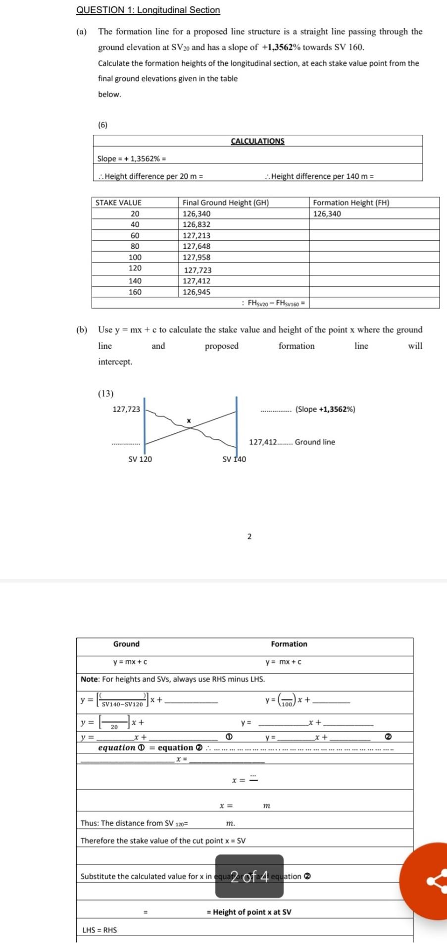 Solved QUESTION 1: Longitudinal Section (a) The formation | Chegg.com