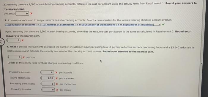 Simplifying the ABC System: TDABC Golding Bank | Chegg.com