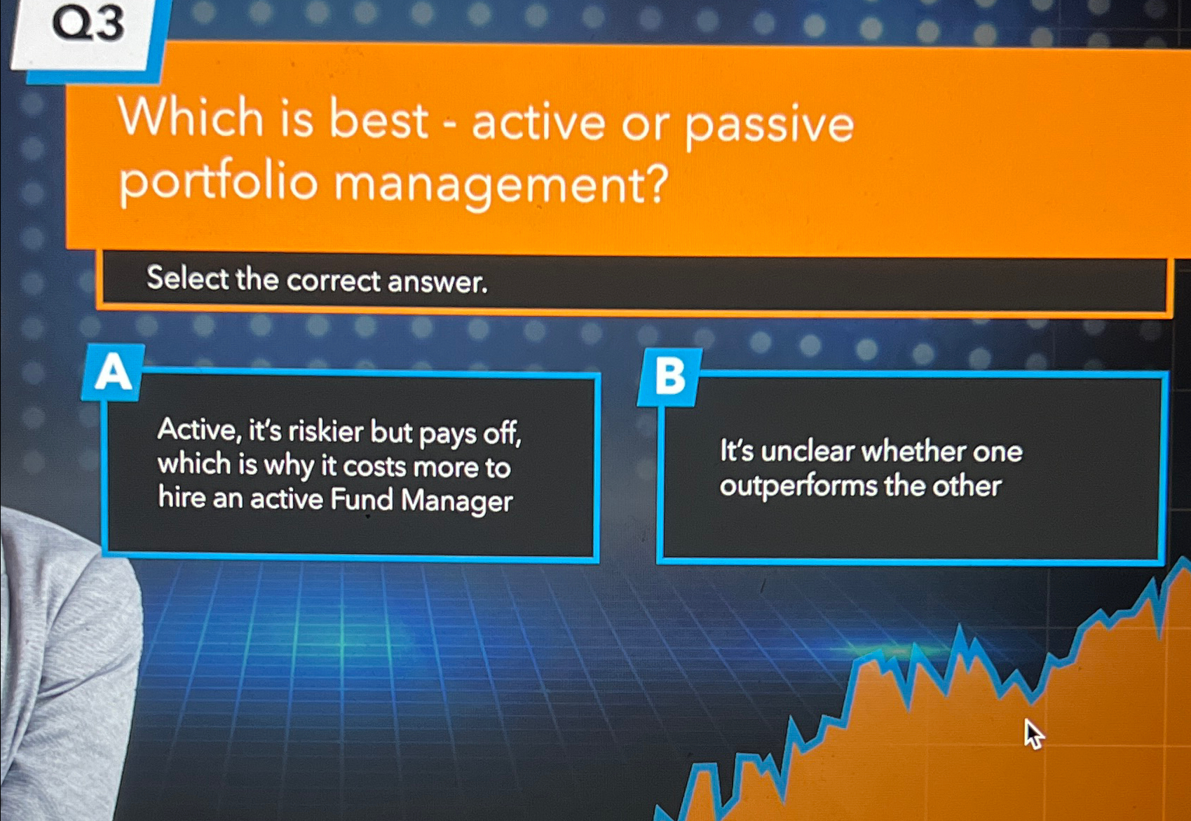 Solved Q3Which is best - ﻿active or passive portfolio | Chegg.com