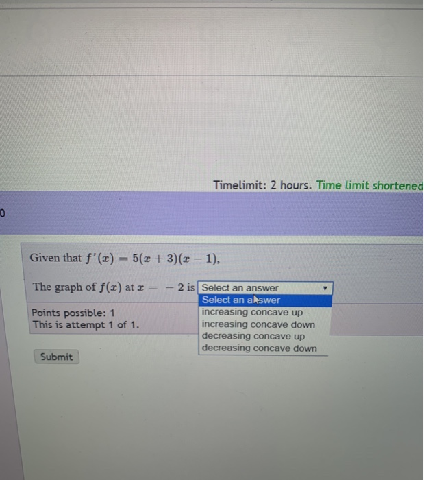 Solved Timelimit: 2 hours. Time limit shorte e: 20 Given | Chegg.com