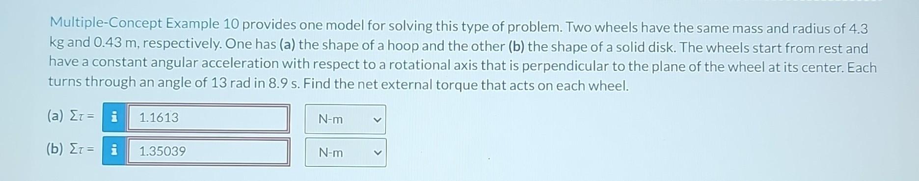 Solved Multiple-Concept Example 10 provides one model for | Chegg.com