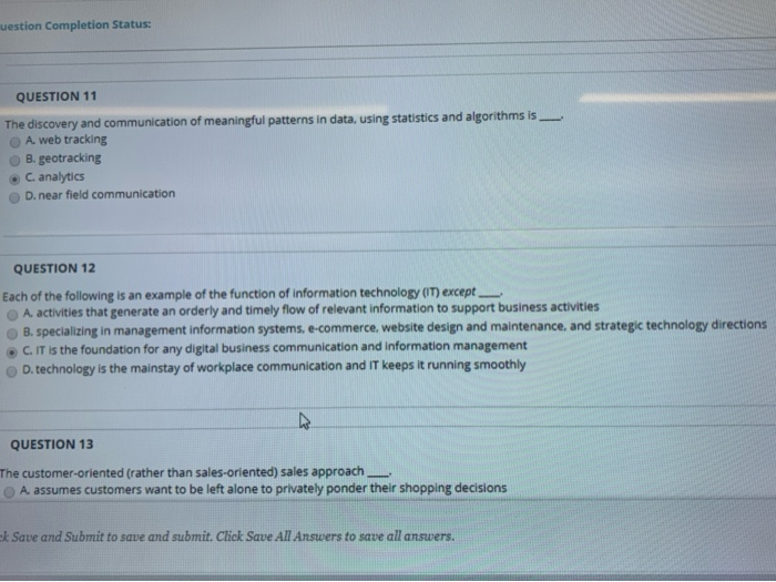 Solved estion Completion Status: QUESTION 11 The discovery | Chegg.com