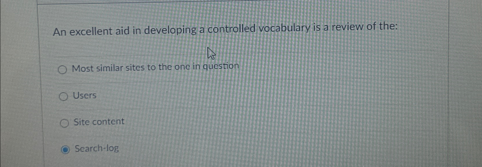 Solved An excellent aid in developing a controlled | Chegg.com
