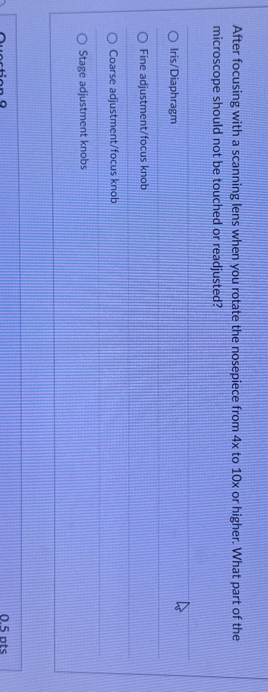 Solved After focusing with a scanning lens when you rotate | Chegg.com