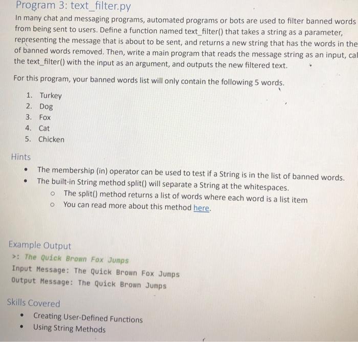 Solved IN PYTHONLAST PICTURE IS WHAT WAS RECOMMENDED | Chegg.com