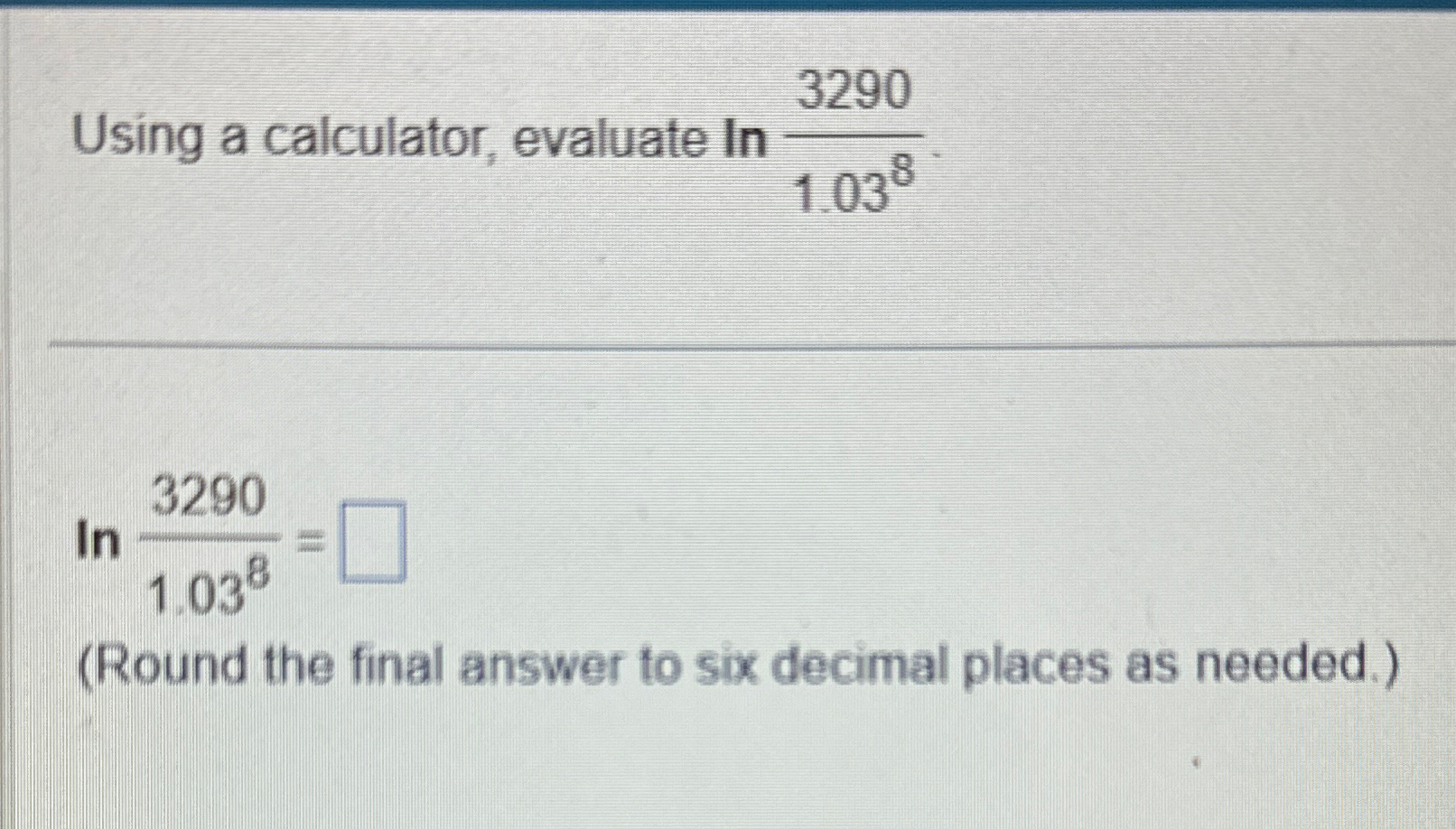 Solved Using a calculator, evaluate | Chegg.com