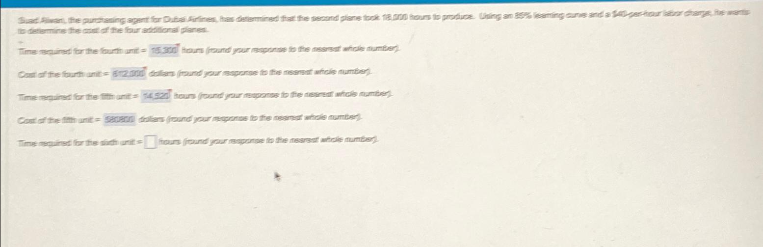 Solved Squad I'll win the purchasing agent for the Dubai | Chegg.com