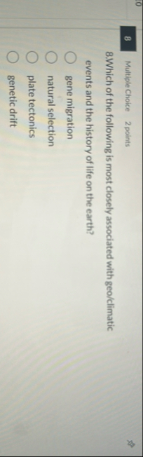 Solved 8Multiple Choice2 ﻿points8.Which of the following is | Chegg.com