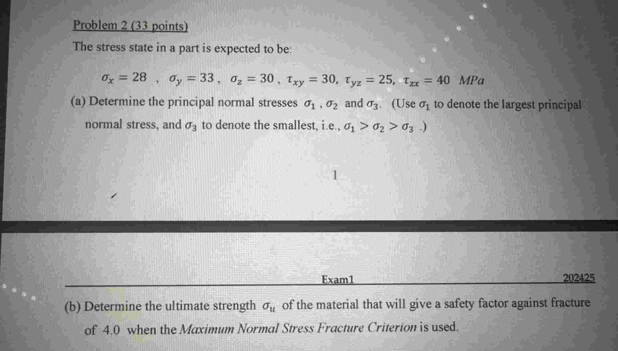 (b) ﻿Determine the ultimate strength \sigma _(u) ﻿of | Chegg.com