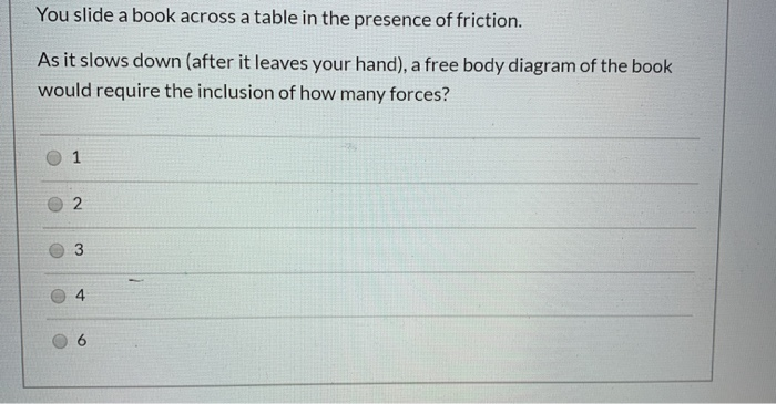 Solved You slide a book across a table in the presence of | Chegg.com