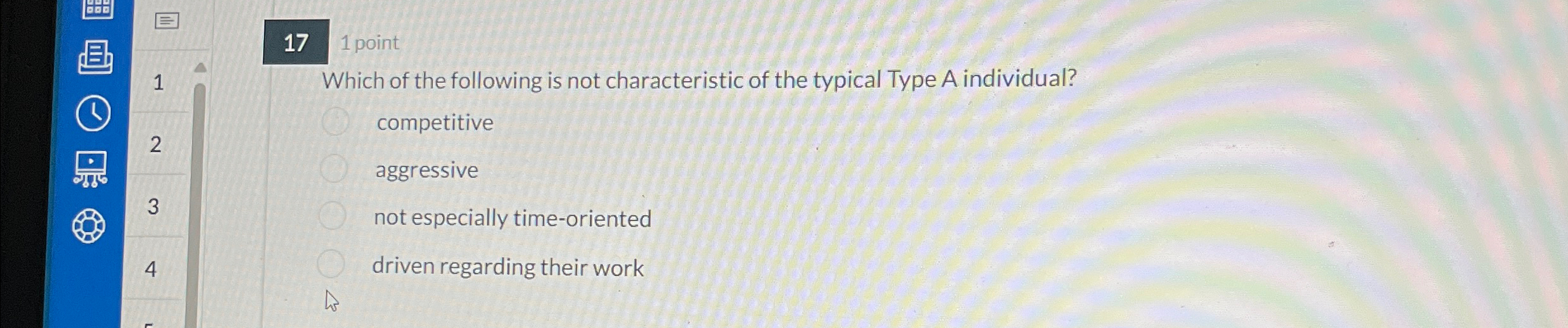 Solved 171 ﻿pointWhich of the following is not | Chegg.com