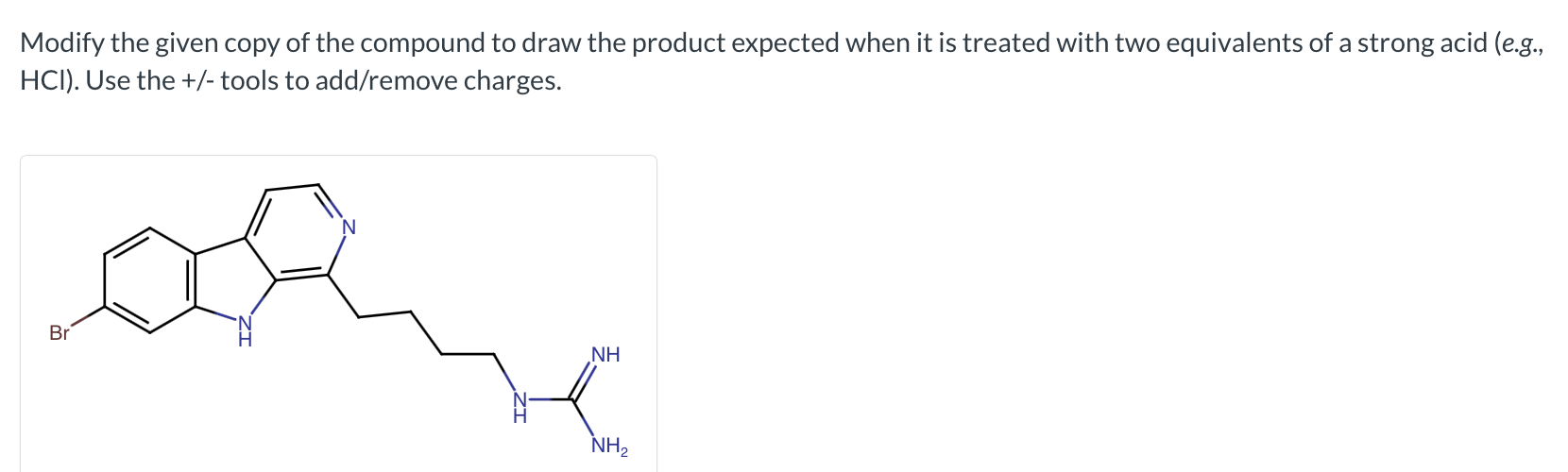 Solved Modify the given copy of the compound to draw the | Chegg.com