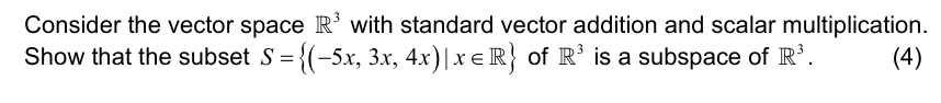 Solved Consider the vector space R3 ﻿with standard vector | Chegg.com