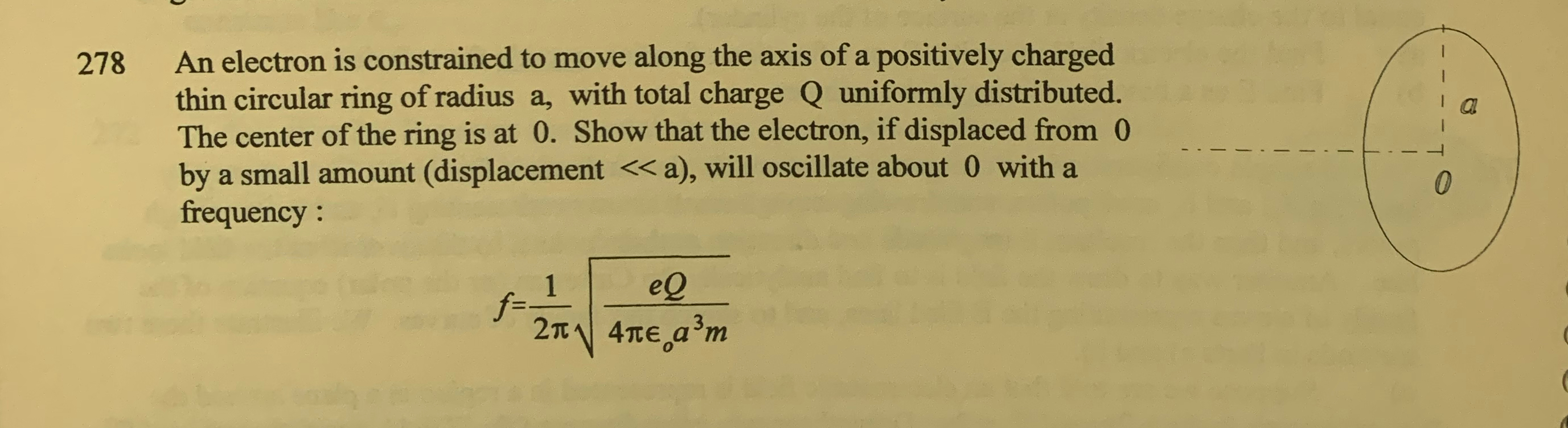 278 ﻿An electron is constrained to move along the | Chegg.com
