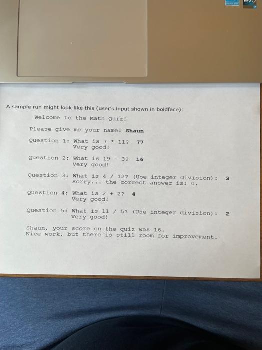Solved Write a Java program that will "allow" the user to | Chegg.com