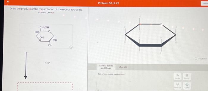 Solved Draw the product of the mutarotation of the | Chegg.com