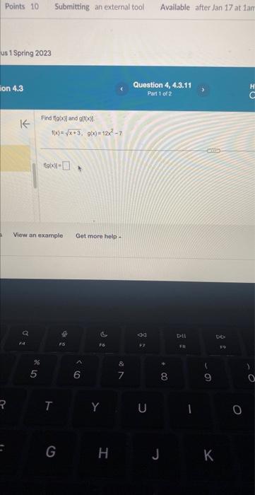 Solved Find f(x)x) and g[f(x)). f(x)=x+3,g(x)=12x2−7 | Chegg.com Solved Find f(x)x) and g[f(x)). f(x)=x+3,g(x)=12x2−7 | Chegg.com