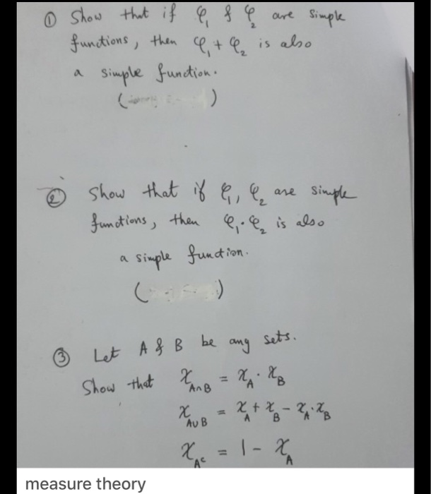 Solved are simple o a show that if & fe functions, then 4, + | Chegg.com