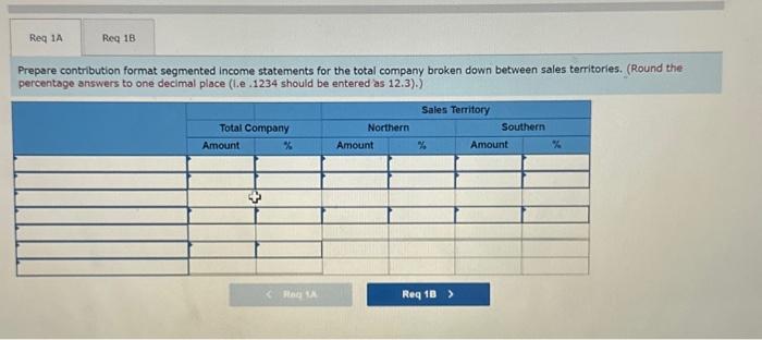 Solved Prepare contribution format segmented income | Chegg.com