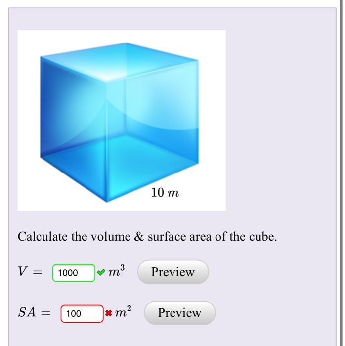 Solved Find the surface area of the rectangular solid with | Chegg.com