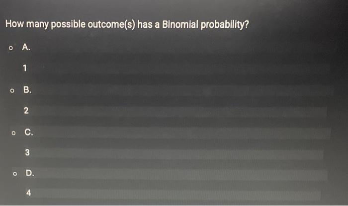 Solved BINOMIAL PROBABILITY MODEL LET n= NUMBER OF TRIALS p= | Chegg.com
