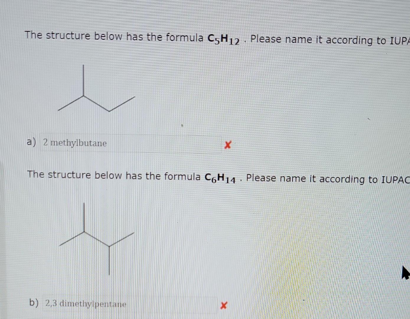Solved The structure below has the formula C5H12. Please | Chegg.com