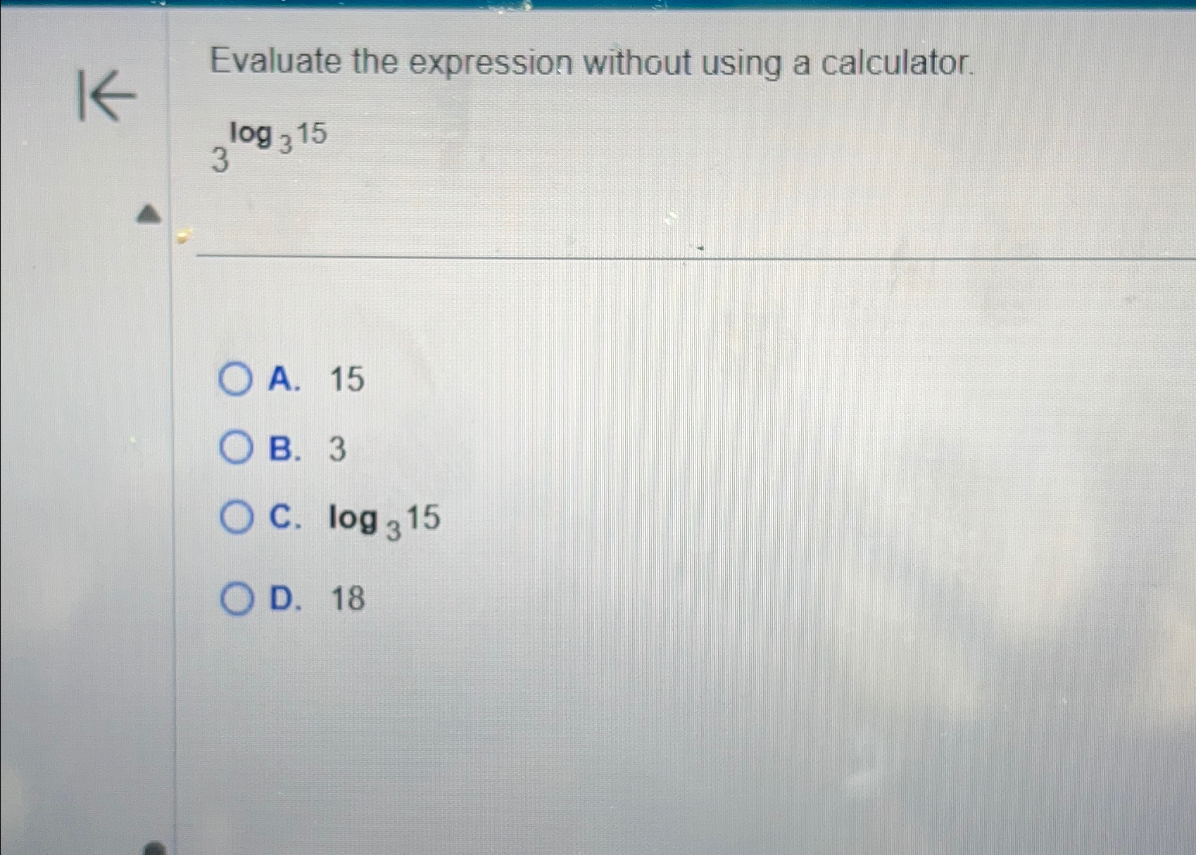 Solved Evaluate the expression without using a | Chegg.com