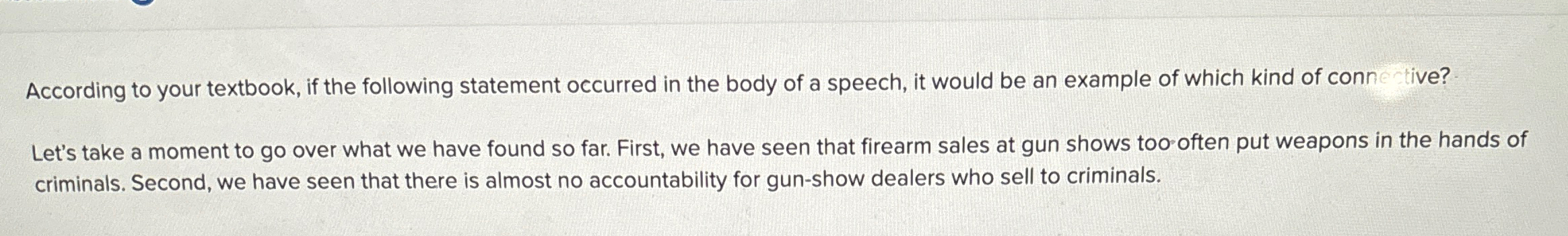 Solved According to your textbook, if the following | Chegg.com