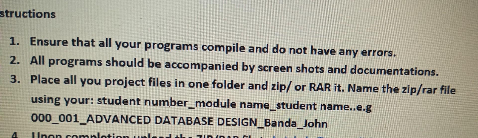 Solved QUESTION 1 The following tables form part of a | Chegg.com