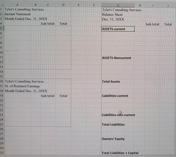 Solved Using the T-accounts presented complete the required | Chegg.com