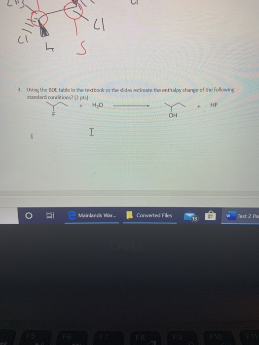 Solved using the bDe table in the textbook or the slides | Chegg.com