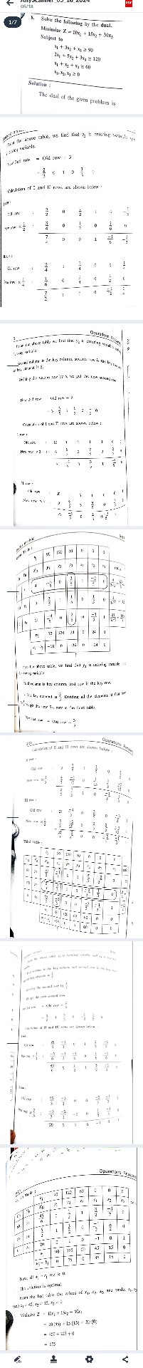 Solved PAR'T C marks solve the duality of the following | Chegg.com