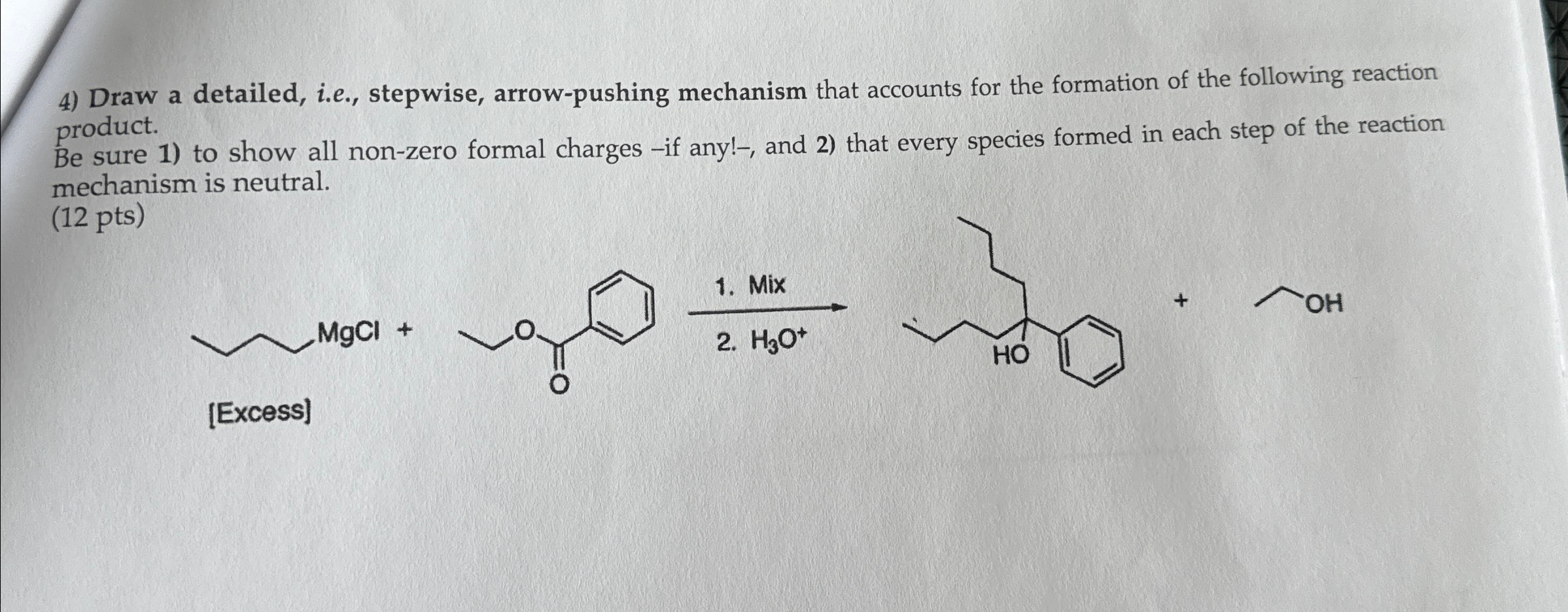 Solved Draw a detailed, i.e., ﻿stepwise, arrow-pushing | Chegg.com