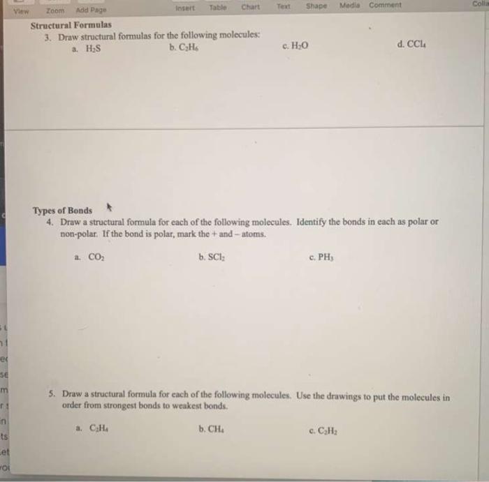 Solved Covalent Bonding Practice Problems Lewis Structures | Chegg.com