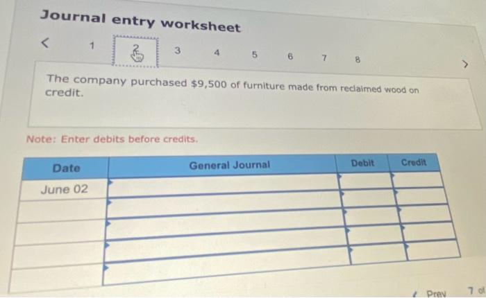 Solved Journal entry worksheet \begin{tabular}{l|c|c|} | Chegg.com