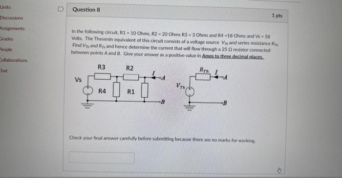 Solved Units Question 8 Assignments : In the following | Chegg.com