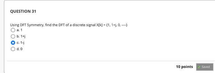 Solved Using DFT Symmetry, find the DFT of a discrete signal | Chegg.com