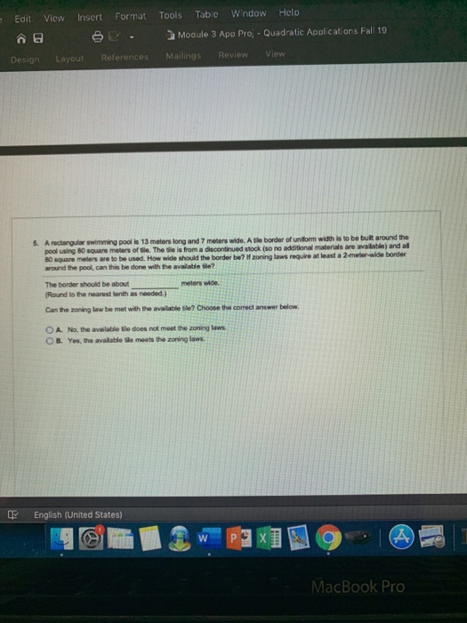 Solved View Format Edit @ @ Insert @ Tools Table Window Help | Chegg.com