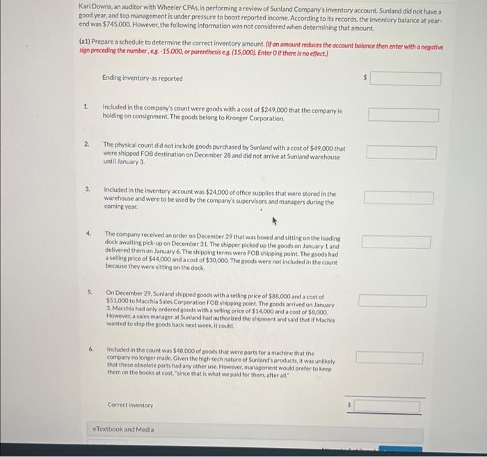 Solved Kari Downs, an auditor with Wheeler CPAs, is | Chegg.com