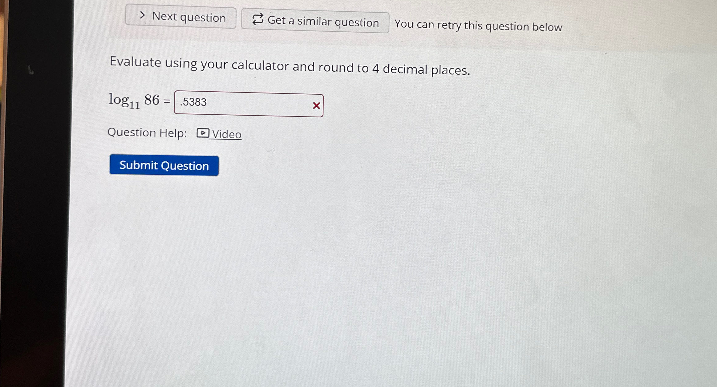 Solved Get a similar question You can retry this question | Chegg.com